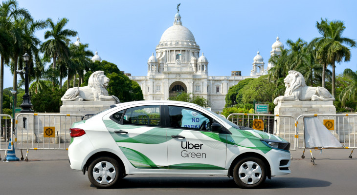 Uber Starts EV Cab Services In Kolkata